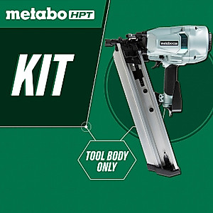 Metabo HPT Framing Nailer | Pneumatic | For LVL | 2-3/8" to 3-1/2" Plastic Collated Framing Nails | .162", Full Head | 21 Degree | NR90AC5