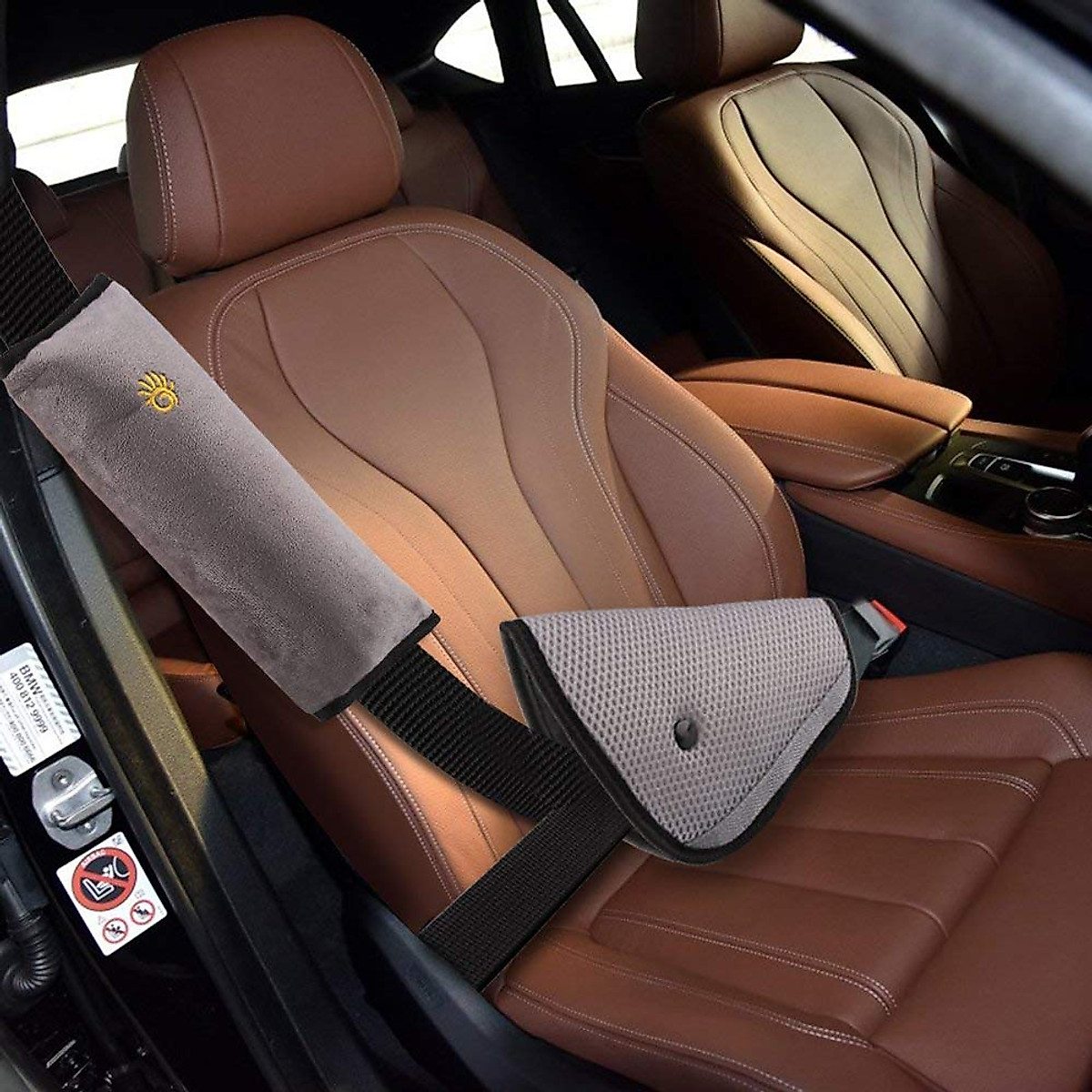 3Pack Seat Belt Pads,Car Seat Belt Covers Adjuster and Pillow Vehicle Protect Shoulder Pad Car Seat Belt Cushion Soft Neck Sleep Pillow for Kids