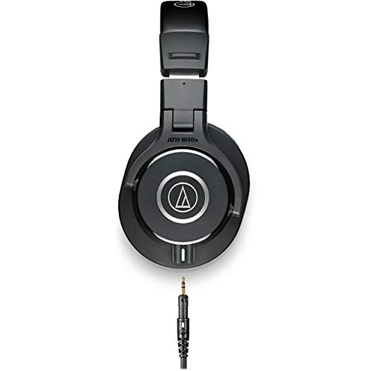 Audio-Technica ATH-M40x Professional Studio Monitor Headphones + Slappa Full Sized HardBody PRO Headphone Case (SL-HP-07)