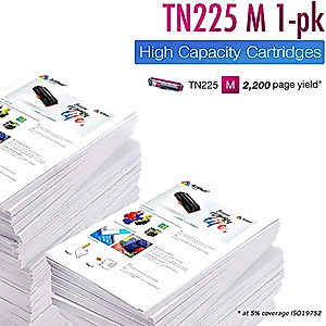Arthur Imaging Compatible Toner Cartridge Replacement for Brother TN225 (Magenta, 1-Pack)