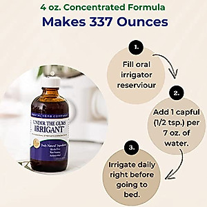 Dental Herb Company - Under The Gums Irrigant Concentrate (4 oz.) for Oral Irrigators