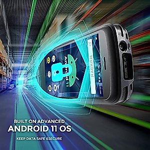 MUNBYN 2023 New Android Scanner Android 11 Barcode Scanner Handheld Mobile Computer 1D/2D QR PDF17 Zebra Scanner, IP65 8000mAh Pistol Grip Inventory Scanner, 5.2'' Screen 4G Wi-Fi GMS Data Collector