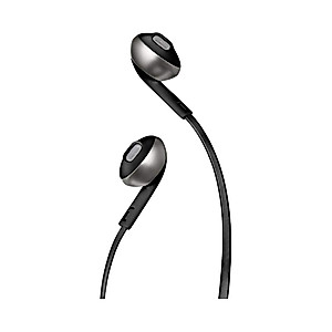 JBL TUNE 205 - In-Ear Headphone with One-Button Remote/Mic - Black