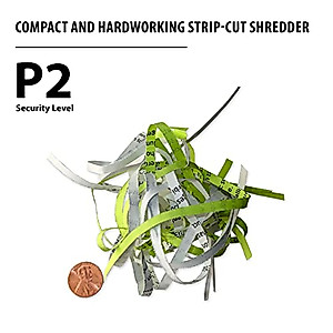 ideal 2503 Strip Cut Centralized Office Paper Shredder, Continuous Operation, 19-21 Sheets, 20 Gallon Bin, Shred Staples/Paper Clips/Credit Cards/CD/DVDs, 3/4 HP Motor, P-2 Security Level