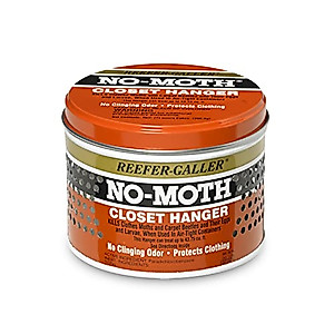 Reefer-Galler NO Moth Closet Hanger, Kills Clothes Moths, Carpet Beetles, Eggs & Larvae, Pack of 6