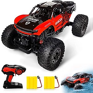 Remote Control Car, 1/12 RC Car Monster Truck 2.4GHz All Terrain Waterproof Racing Car Off-Road RC Crawler Toy Gift for Kids Adults