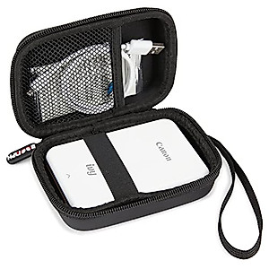 Canon IVY Mini Printer + 60 Sheets of ZINK Photo Paper Sticker (Incl 10 Bonus), Bluetooth Portable Mobile Pocket Compact Printer for Instant Print from Your Smartphone + Hard Carrying Case - Rose Gold