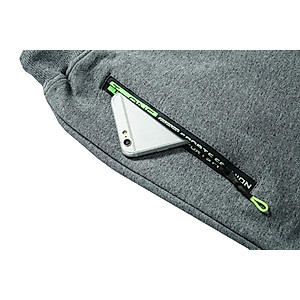 Tansozer Men's Casual Shorts Elastic Waist Comfy Workout Shorts Drawstring Summer Jogger Shorts with Zipper Pockets (Black, Large)