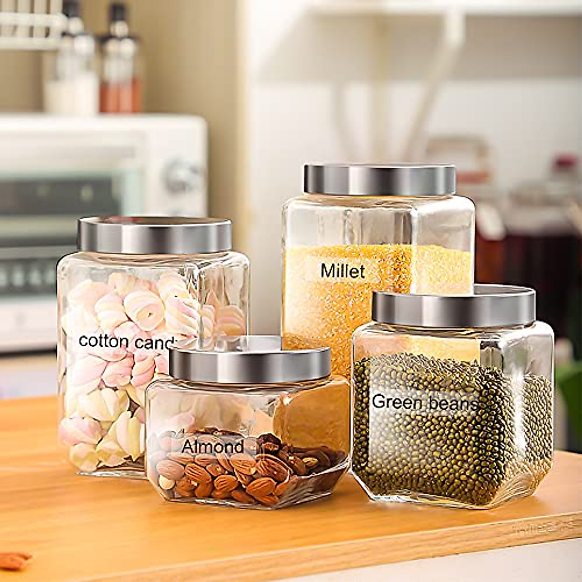 Absonic 4 Pack Tz Tape Clear 12mm Tz-131 Label Tape Compatible for Brother TZe-131 Tze 0.47 Laminated Black on Clear 1/2 Tape for Ptouch PT-D220 PT-D210 PT-H110 PT-D400 PT-D600 PT1830 Label Maker