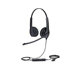 Jabra Biz 1500 USB Duo Wired Call Center Professional Headset