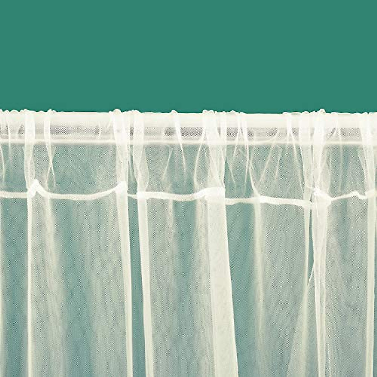 Champagne Tulle Backdrop Curtain with Lights String for Parites Wedding Sheer Backdrop Curtains for Bridal Shower Baby Shower Birthday Party Photo Shoot Background Wall Decorations 2 Panels 5×8ft