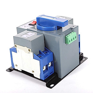 JONASC 220V 63A 2P Dual Power Automatic Transfer Switch Generator Changeover Switch 50HZ/60HZ