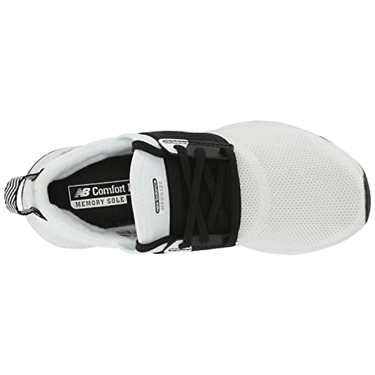 New Balance Women's Dynasoft Nergize V3 Cross Trainer, White/Black, 7.5