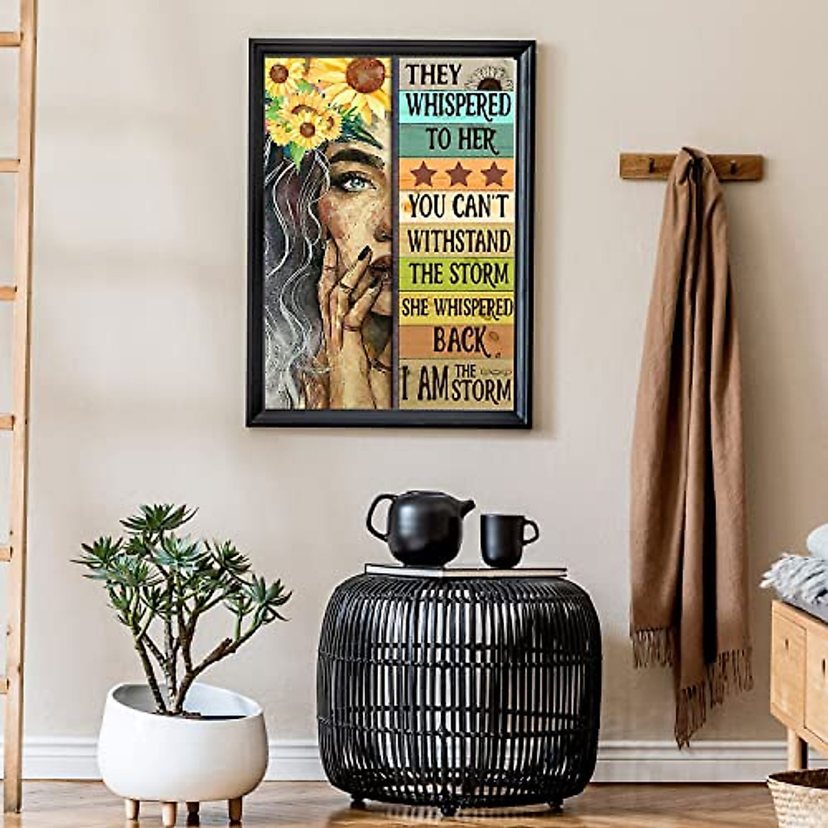 Inspirational Cross Stitch Kits for Adults - Stamped Crossstitching Kits Preprinted 11 Count Cross-Stitch Kit for Beginner, 11CT Prestamped Easy Pattern Needlepoint Kits Crafts Decor 11.8x15.7inch