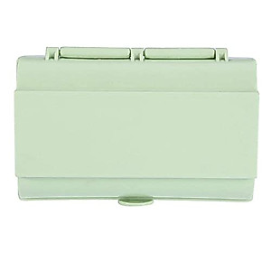 Bag Dispenser, Dog Poop Bag Dispenser Back Adhesive Wall Mount Trash Garbage Plastic Bag Storage Box Organizer Rack (Green)