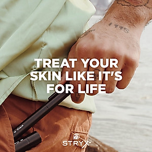 Stryx Concealer Stick Tool for Men, Light Cognac - Natural Pigments Hides Imperfections, Acne, Razor Burns, Scars, & Rosacea - Highly Adaptable Shades for Easy, Undetectable Coverage - All Skin Tones