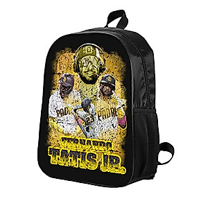 Fernando Tatis Jr Retro Ej8 Student school bag school cycling leisure travel camping outdoor backpack 17inch