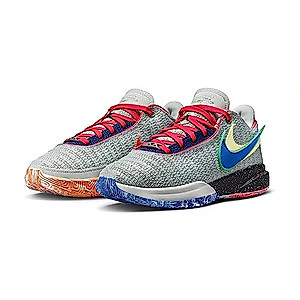 Nike Lebron 20 XX Men's Basketball Shoe Light Silver/Hyper Royal DJ5423-002 - Size 8.5