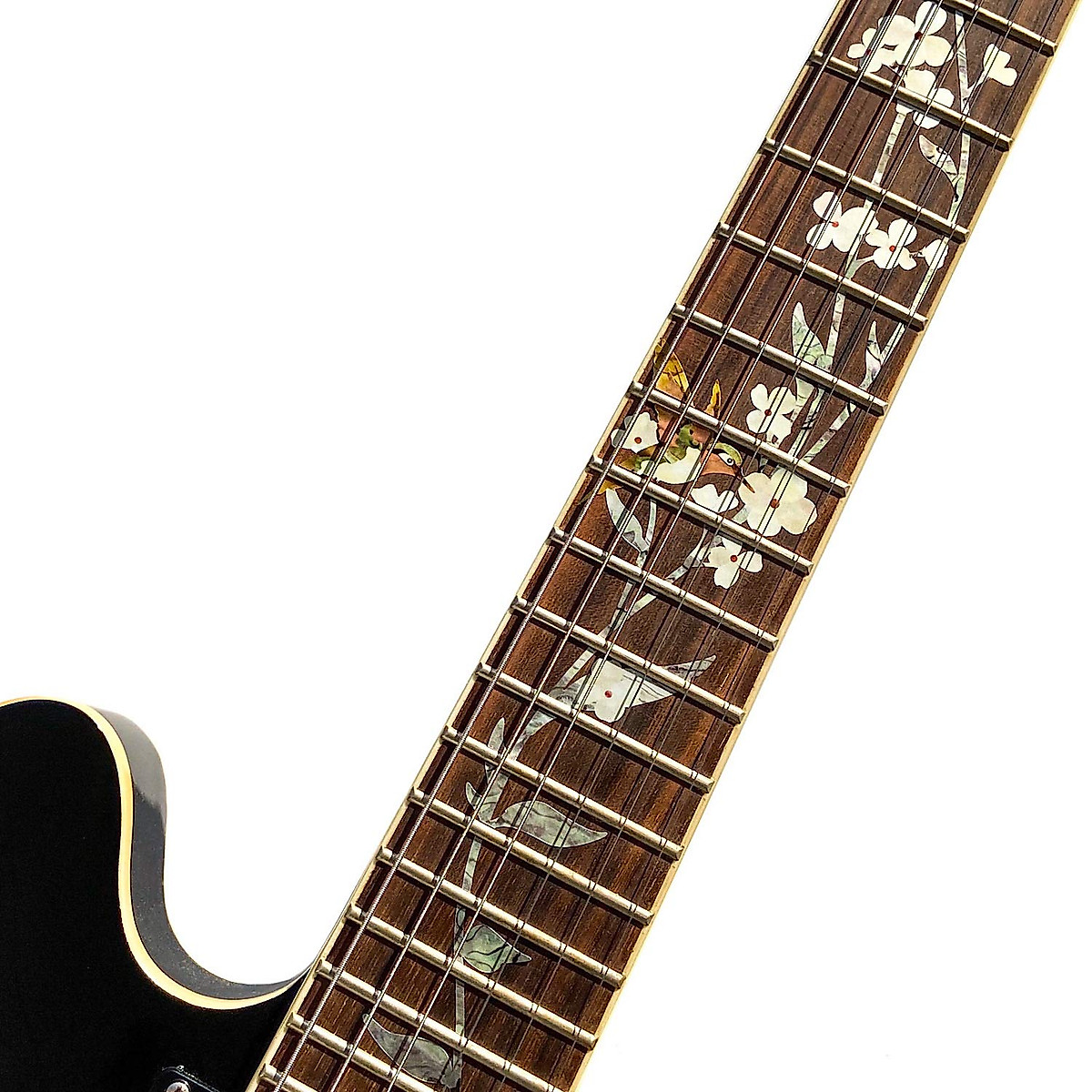 Inlay Sticker Fret Markers for Guitars - Tree of Life w/Hummingbird, FT-055TL-HM