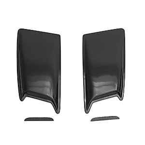 Auto Ventshade AVS 80002 Medium 2-Piece Hood Scoop with Smooth Black Finish