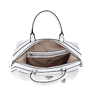 GUESS Hassie Soho Satchel White One Size