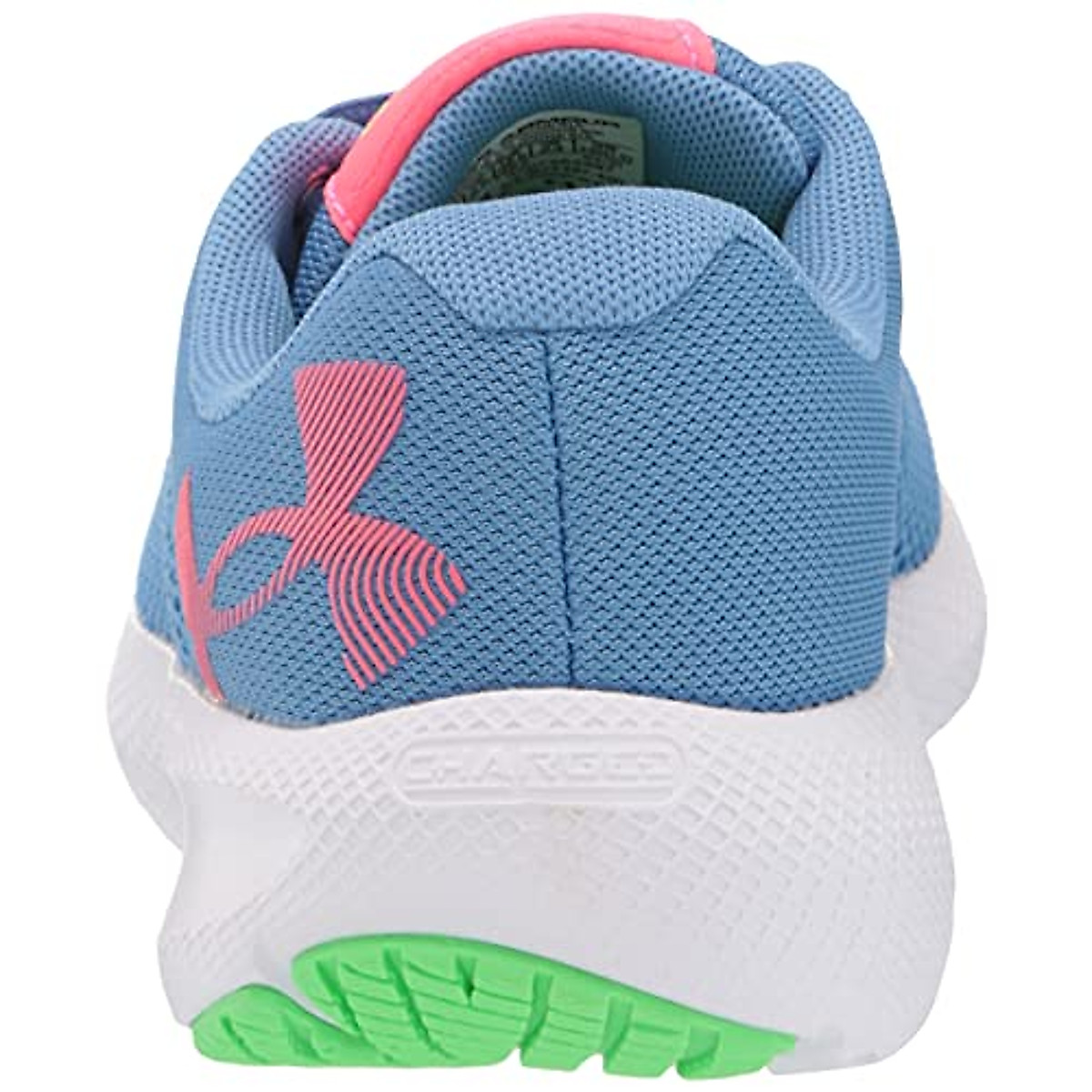 Under Armour Girls' Big Kid Grade School Charged Pursuit 2 BL, River (400)/White, 4.5