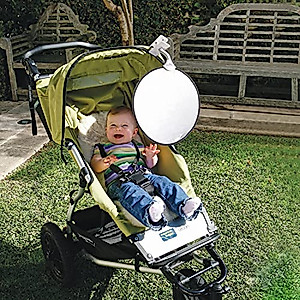 Dreambaby Clip-On Stroller Sunshade With Uv Indicator – Universal Design For Sun Protection On Strollers, Car Seats, Desks, And More
