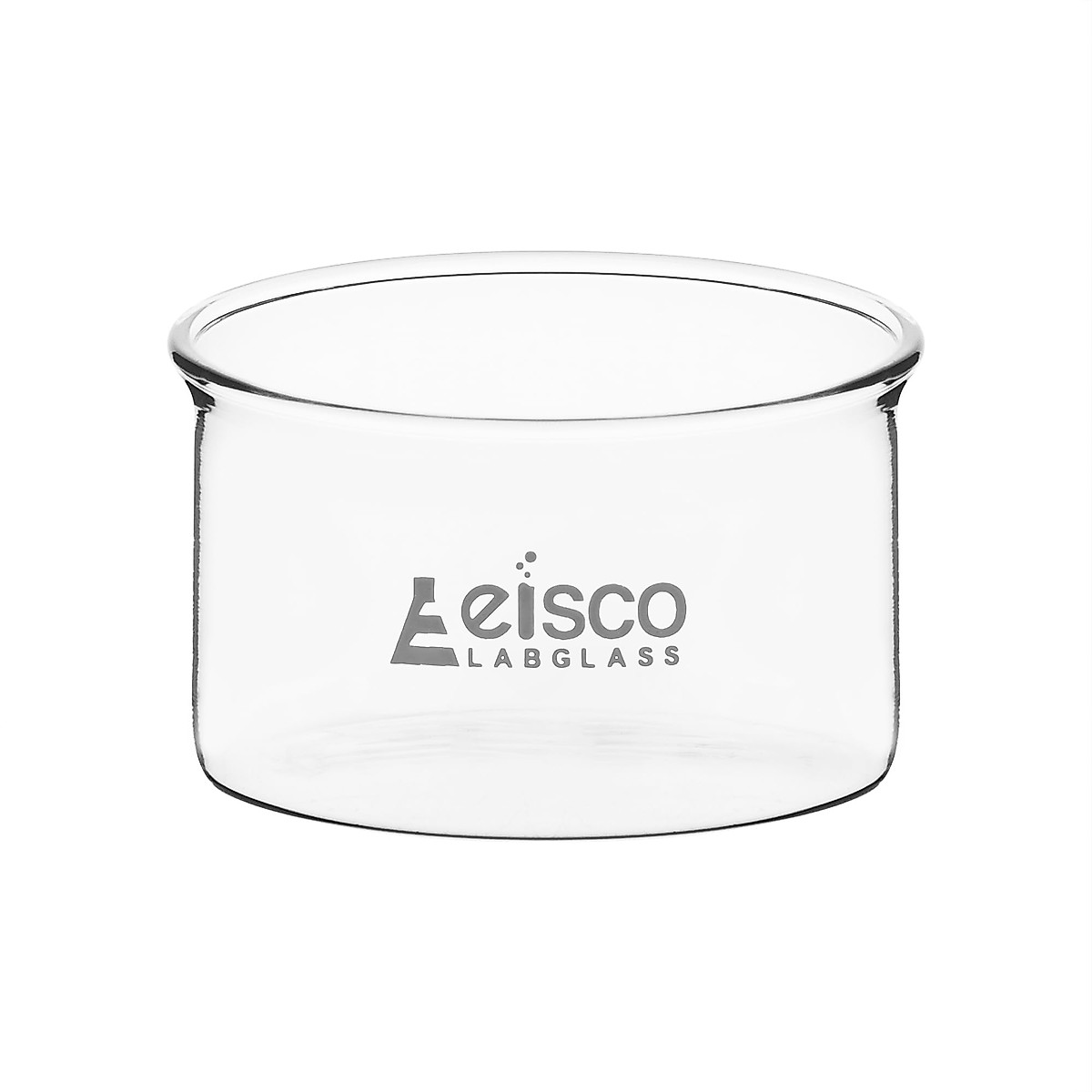 EISCO Crystallizing Dish, 300ml - Flat Bottom, No Spout - Borosilicate 3.3 Glass - Laboratory, Kitchen, Crafts