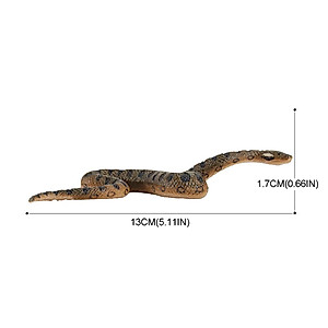 Simulation Realistic Green Anaconda Snake Wild Life Jungle Animal Action Figures Model Desktop Decoration Family Party Supplies Cake Toppers Toys for 5 6 7 8 Years Old Boys Girls Kid Toddlers