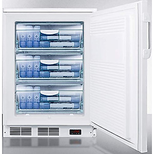 Summit VT65 Upright Freezer, White