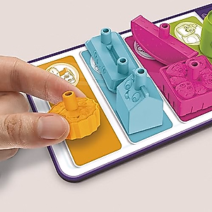 Grocery Go Karts Board Game for Preschoolers and Kids Ages 4 and Up, Building Game with Mini Groceries, Preschool Games for 2-4 Players