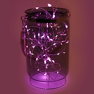 YiShine 200 LED Solar Wire Lights 72FT String Fairy Lights with 8 Modes Outdoor Waterproof Pink Lights for Home Garden Patio Wedding and Party Bright Light Festival Decoration