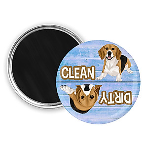 Beagle Clean Dirty Dishwasher Magnet