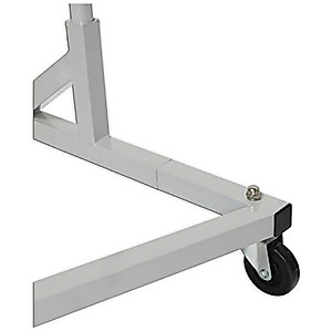 Simple Houseware Industrial Grade Z-Base Garment Rack, 400lb Load with 62in extra long bar