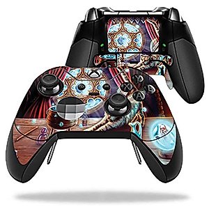 MightySkins Skin Compatible with Microsoft Xbox One Elite Controller - Cauldron Cat | Protective, Durable, and Unique Vinyl wrap Cover | Easy to Apply, Remove, and Change Styles | Made in The USA