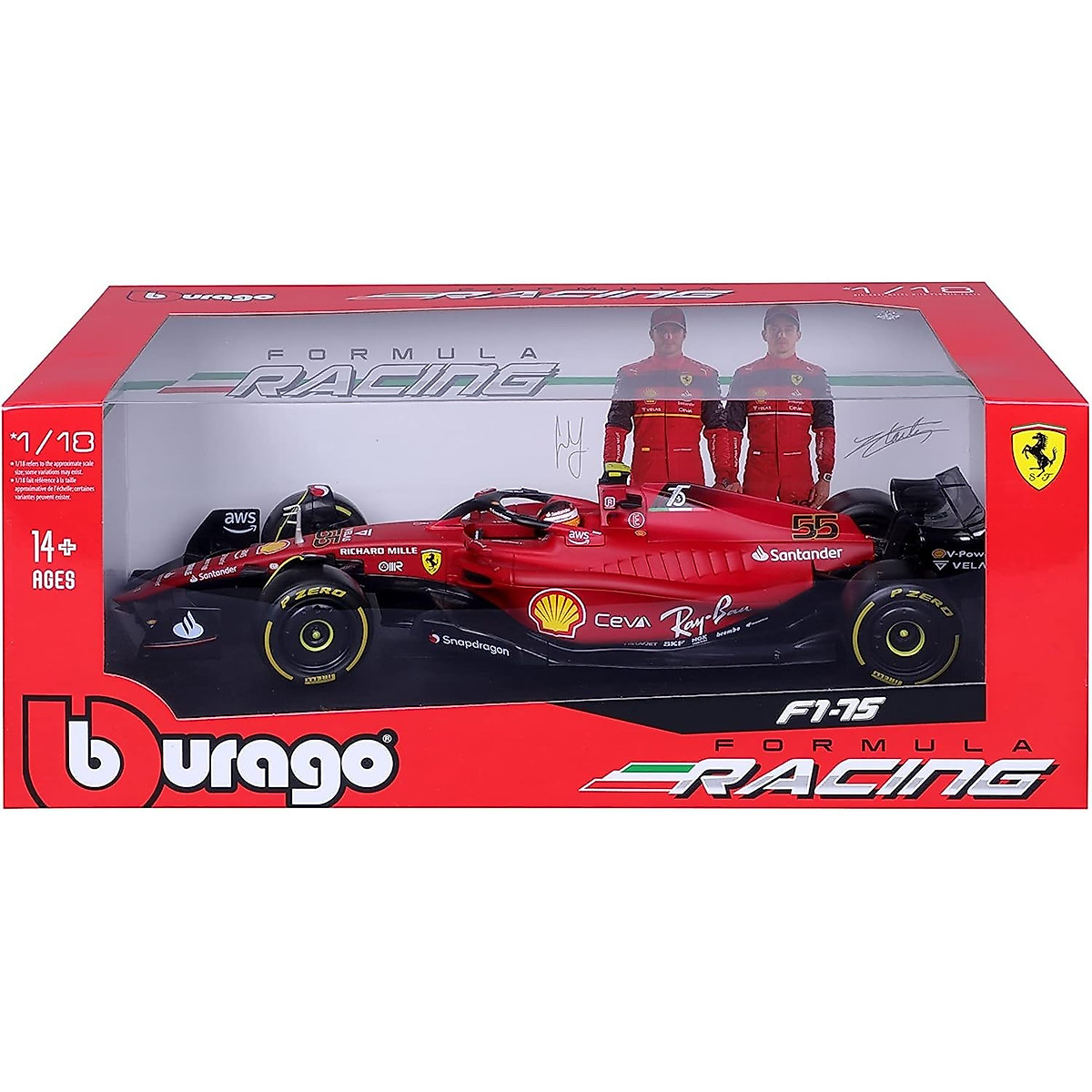 Bburago 1:18 SFR Ferrari 2022 Season Car
