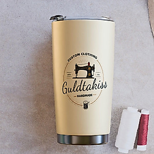 Custom Stainless Steel Tumbler - Personalized 20oz Insulated Drinkware (No Handle) - Travel Mug with Lid and Straw - Upload Your Design, Photo, or Logo - Perfect for Anniversary or Birthday Gifts