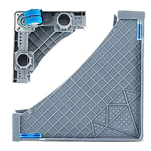 Adjustable Fridge Stand，Multi-Functional mini fridge stand adjustable base with wheels washer and dryer stand refrigerator stand (4 Wheels)