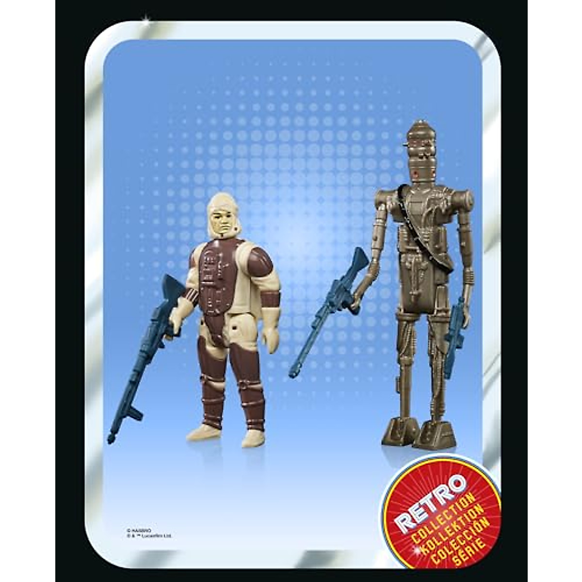 STAR WARS Retro Collection Special Bounty Hunters 2-Pack Dengar & IG-88 Toys 3.75-Inch-Scale The Empire Strikes Back Figures (Amazon Exclusive)