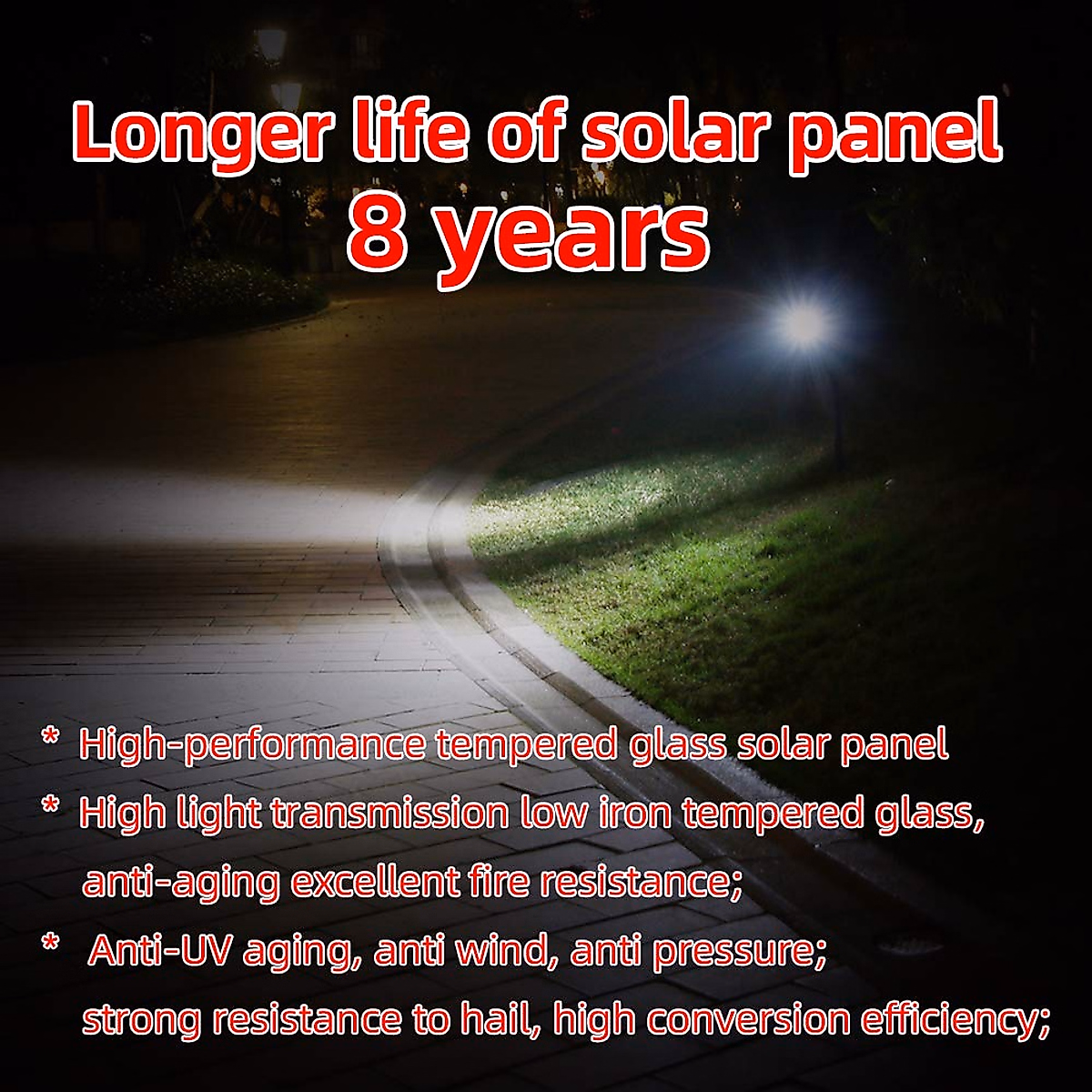 Egreat Outdoor Solar Light, Motion Sensor Security LED Light Dusk to Dawn Wireless, 2-in-1 Solar Powered Landscape Spot Lights Waterproof for Yard Driveway Lighting, (Black, Solar PIR Spotlight)