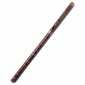 Jiayouy Bamboo Flute G Key Dizi Pluggable Handmade Traditional Chinese Instrument with Bamboo Membrane & Velvet Bag