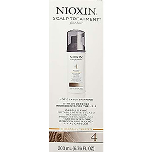 Nioxin System 4 Scalp & Hair Treatment, Color Treated Hair with Progressed Thinning, 6.8 Fl Oz