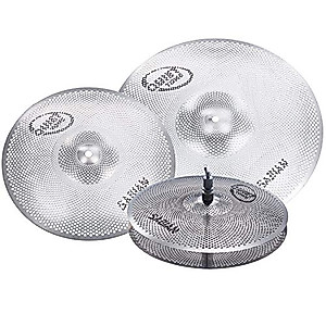 SABIAN Quiet Tone Practice Cymbals Set Qtpc502