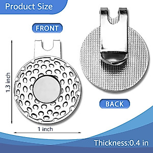 GEYGIE Swing Swear Look for Ball Repeat Golf Ball Marker with Magnetic Hat Clip, Funny Golf Accessories Gifts for Men Women, Golf Gifts for Men Woman, Birthday Gifts for Golf Fan (GHC059)