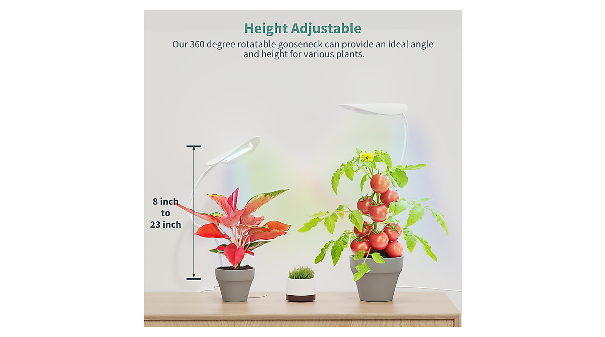 Diivoo Smart Grow Light – Full Spectrum LED for Plants