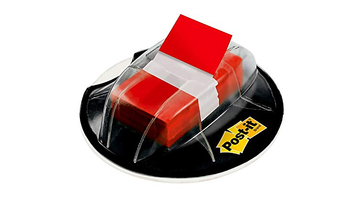 Post-it Flags Red 1" - High Volume Desk Dispenser (200)