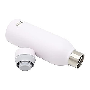 BUILT Cascade Water Bottle, 18 ounces, White