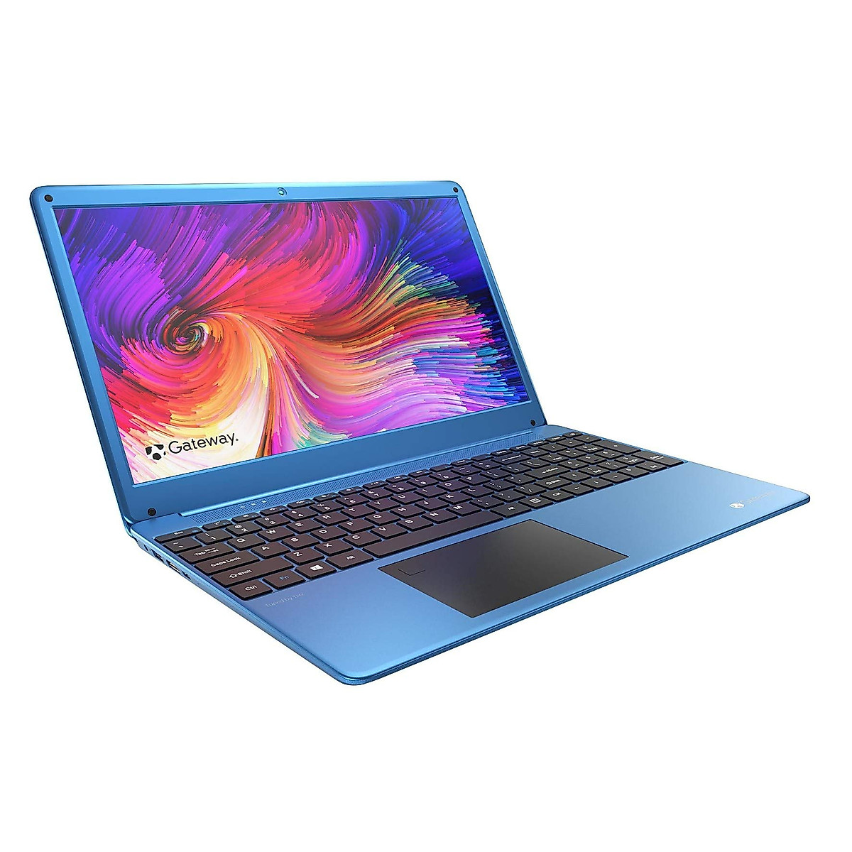 2021 Newest Gateway 15.6" FHD Ultra Slim Laptop, AMD Ryzen 5 3450U (Better Than i7-8565U), 16GB RAM, 256GB SSD, THX Audio, Fingerprint Scanner, Webcam, HDMI, WiFi, Windows 10 Home, Blue+Oydisen Cloth