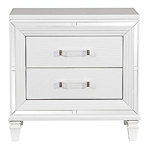 Lexicon Loaghaire 2-Drawer Nightstand, White