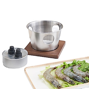 RSBFER Mini Alcohol Barbecue Stove - Japanese Small Tabletop Charcoal Grill Household Smokeless Barbecue Stove for Yakiniku Takoyaki